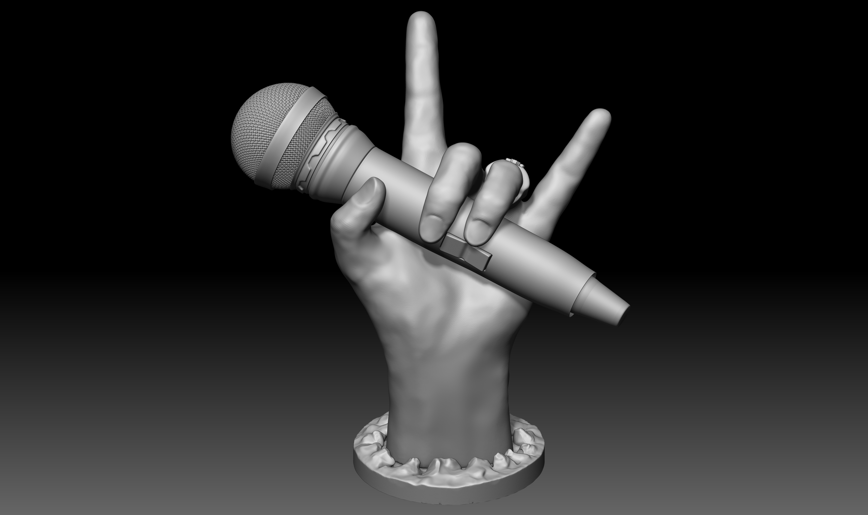 3D file Rock Hand・3D printable model to download・Cults