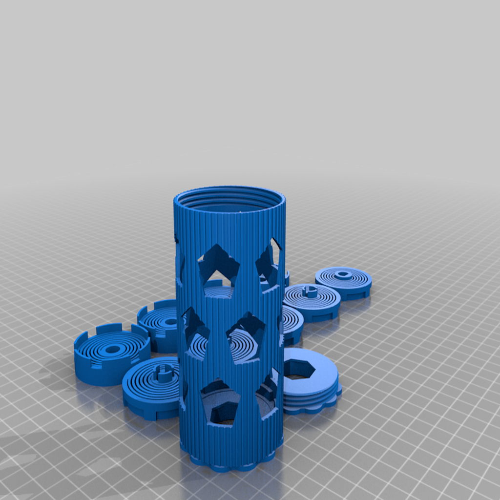Free 3D file parametrized integrated auto-rewind spool holder for fit ...