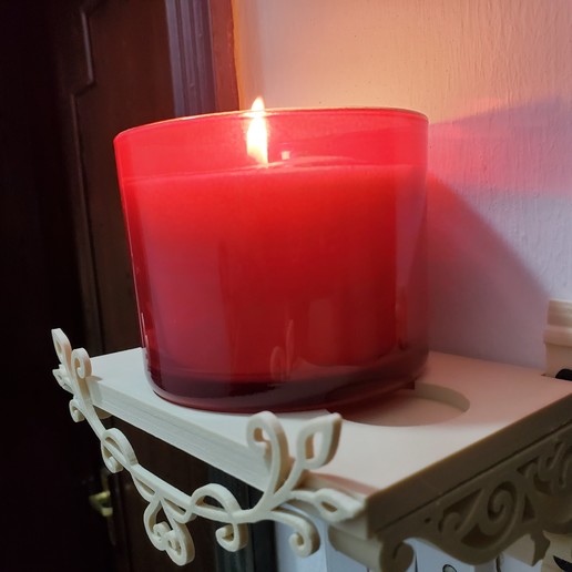 Download free OBJ file Beautiful Candle Mobile Scent Vaporizer Shelf ...