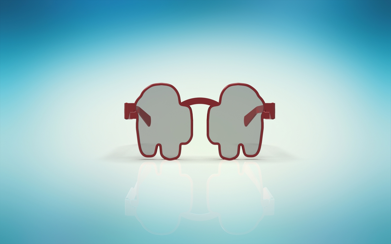 Файл STL Glasses : Among us style・3D-печатный дизайн для загрузки・Cults