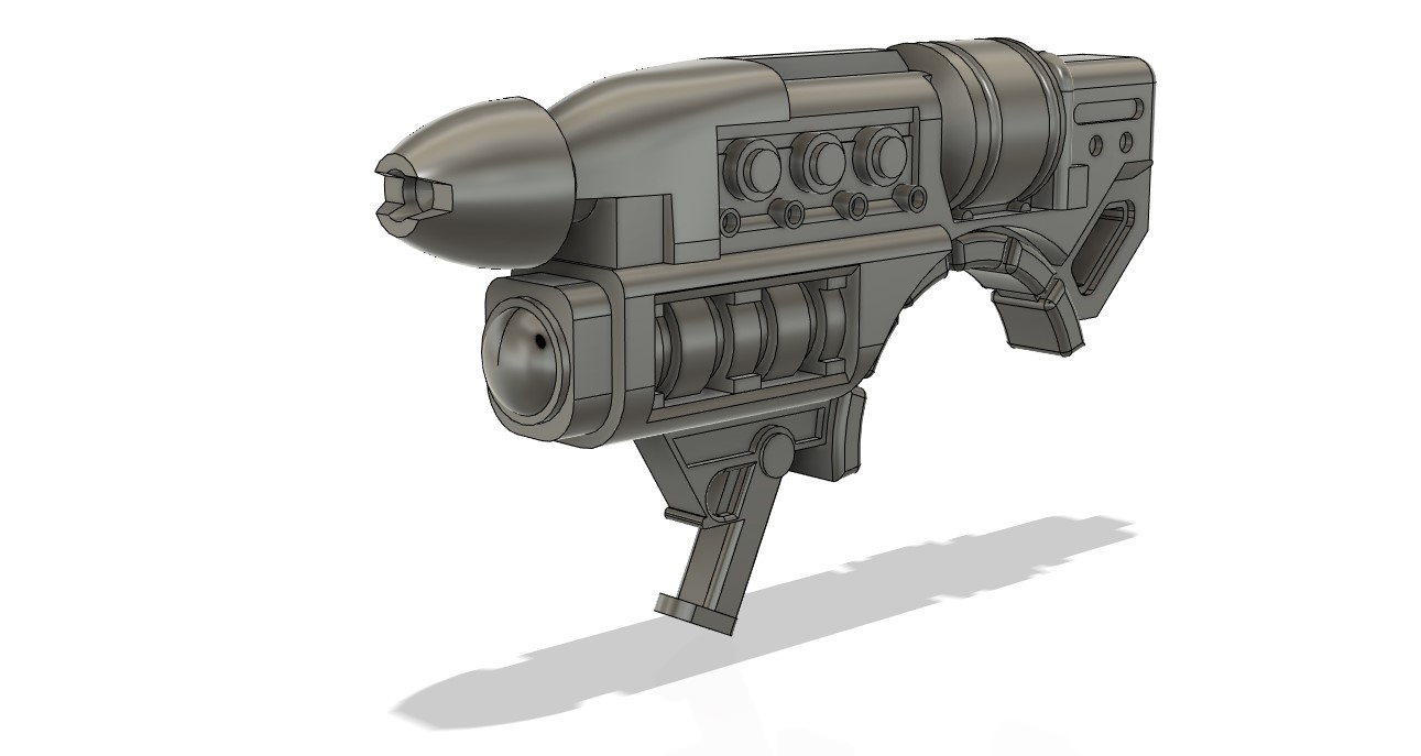 STL file Van Saar Grav-Cannon 🚐・3D printing design to download・Cults