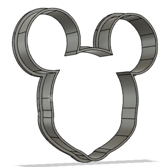 STL file Mickey & Minnie mouse cookie cutter 🐁・Template to download and ...