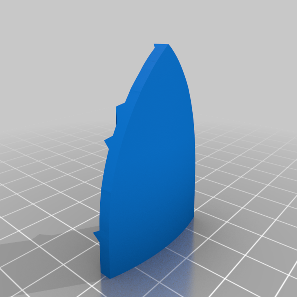Free 3D file Separated Blank Shield for [Dice Tower with Secret Chamber ...