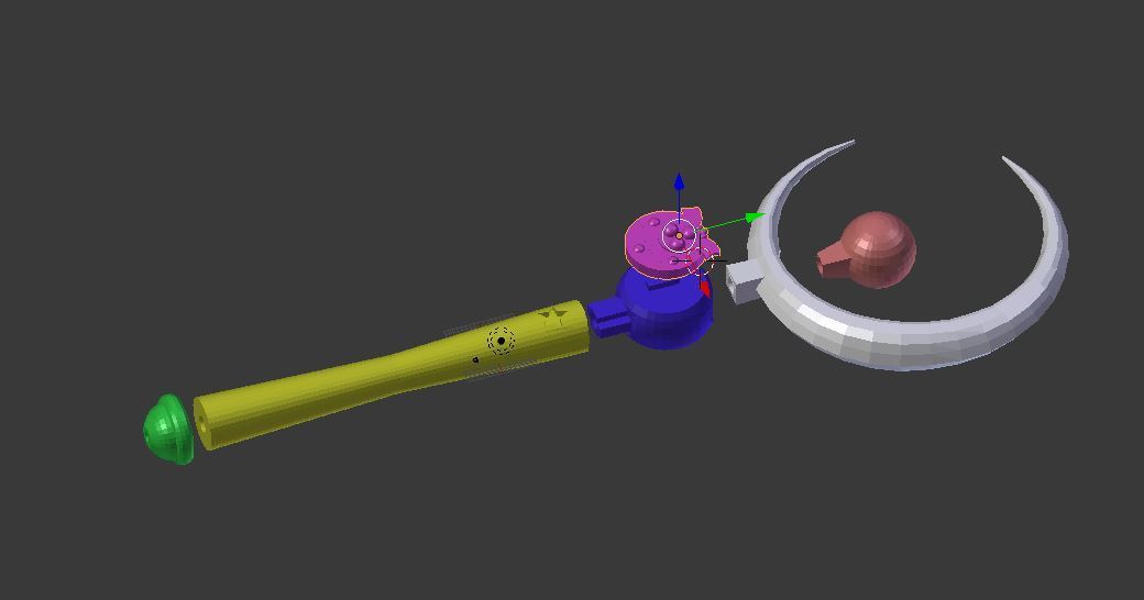 3D file Sailor Moon - moon scepter pen・3D printable model to download・Cults