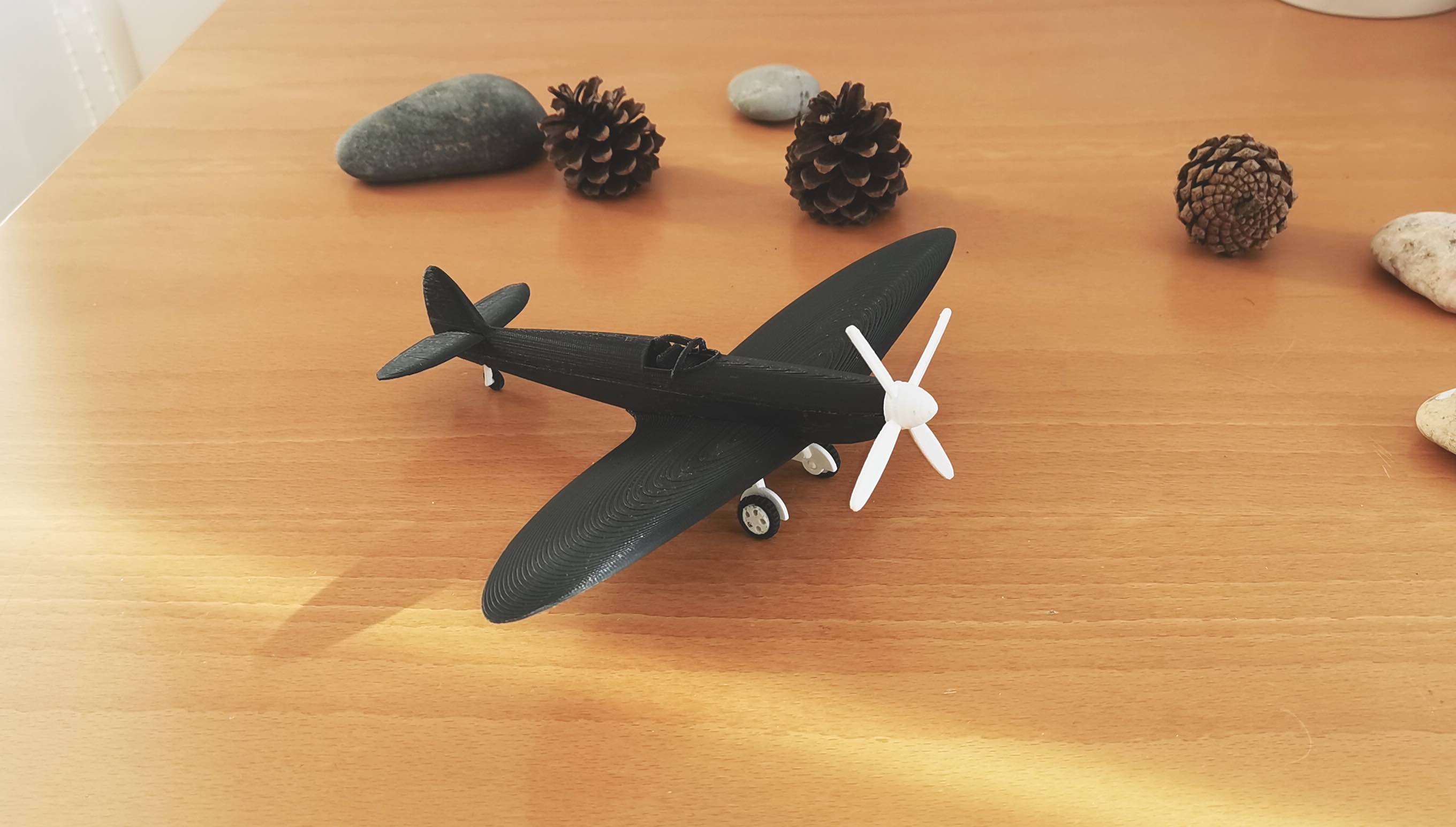 STL file Supermarine Spitfire Warplane ️・3D printer model to download・Cults