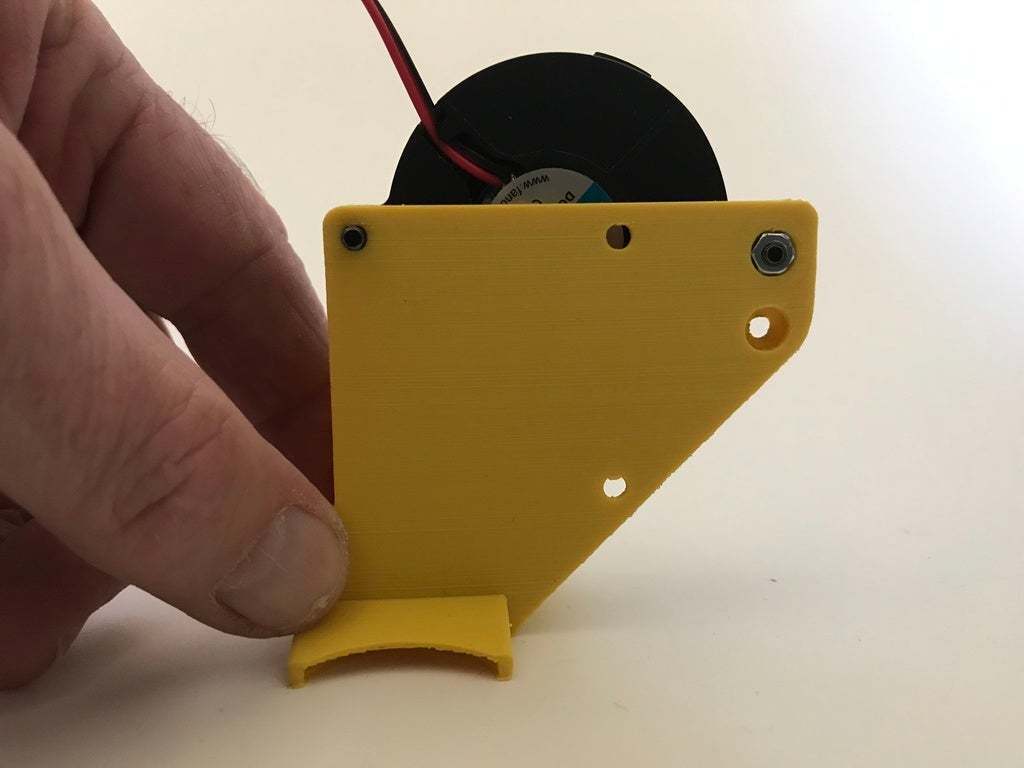 Free STL file Creality CR-10S Pro part cooling duct・Template to ...