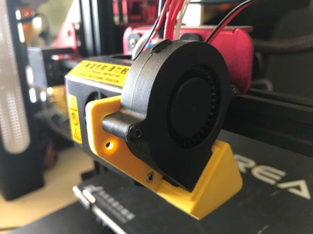 Download free STL file Creality CR-10S Pro part cooling duct • 3D ...