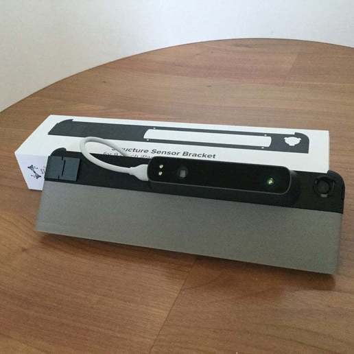 Download free STL file iPad Air 2 to iPhone 7 Structure Sensor Adapter ...