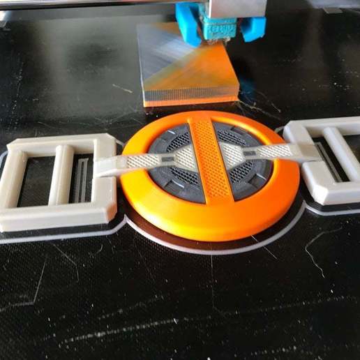 Download free STL file Multi Color Deadpool Belt Buckle • Object to 3D ...