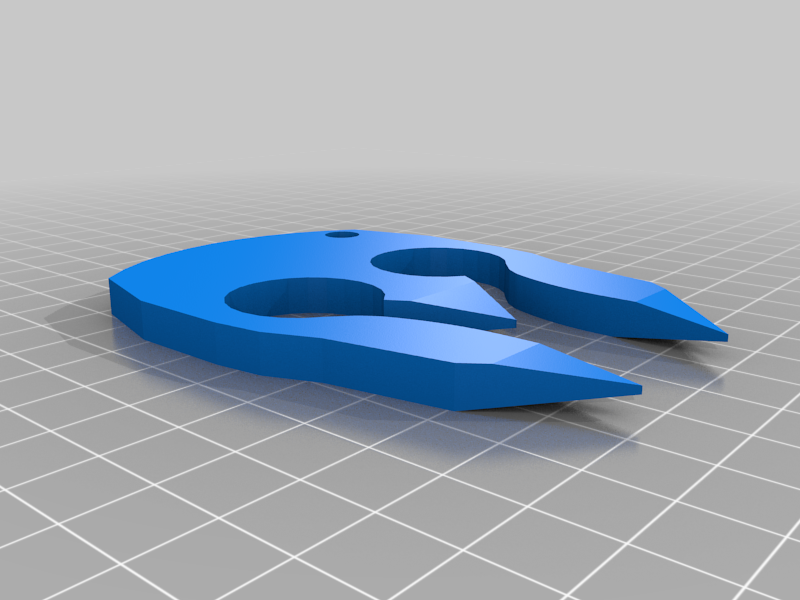 STL file sparta keychain self defense・3D print object to download・Cults