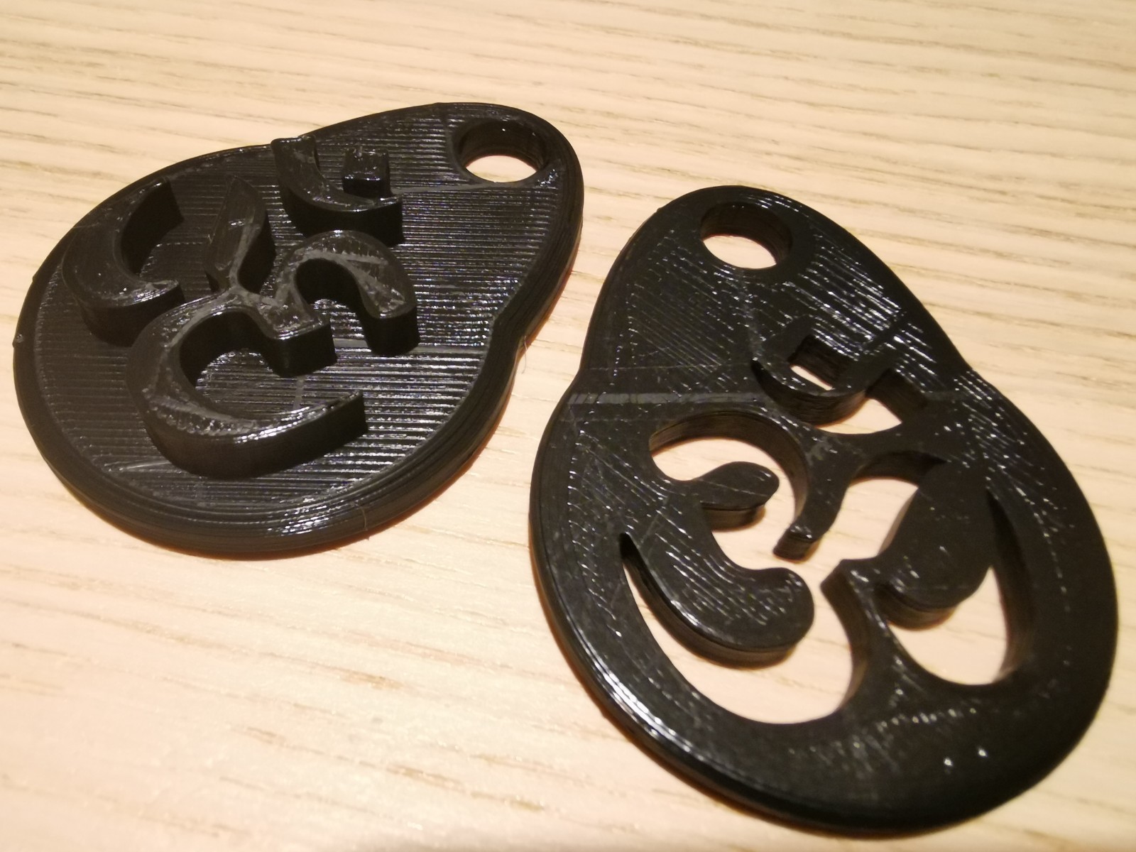 Free STL file OM OHM Keychain・3D print model to download・Cults