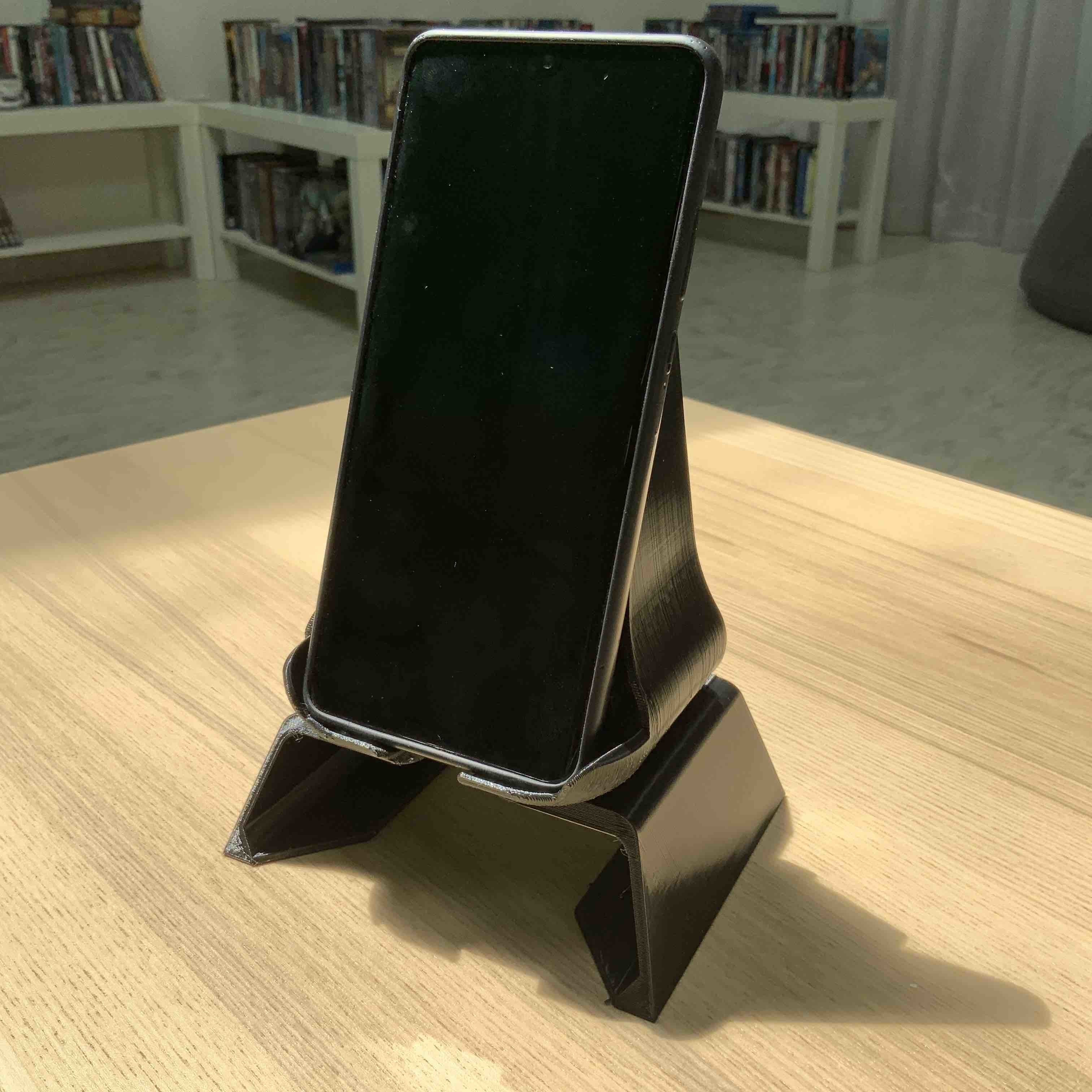 Free STL file Mobile phone stand ONYX 📞・Template to download and 3D ...
