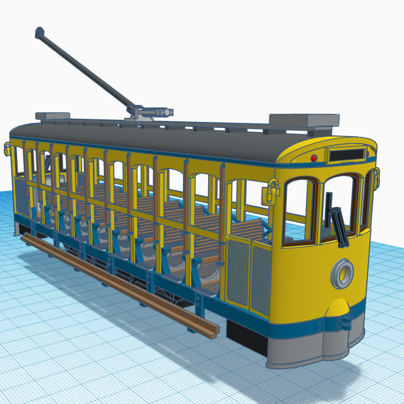 STL file Rio de Janeiro Saint Teresa tram car 🚋・Model to download and ...