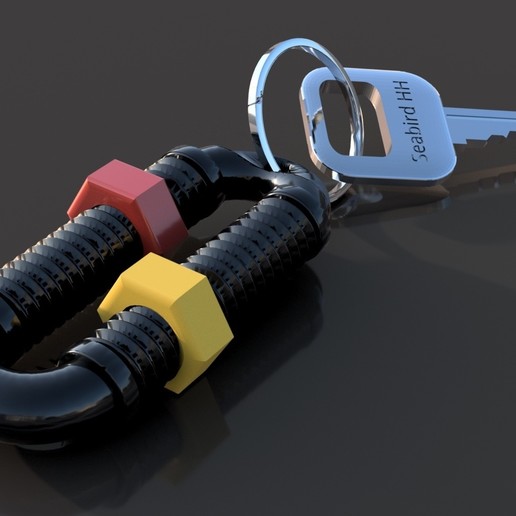 Download free STL file Key Chain - modifiable • 3D printing object ・ Cults