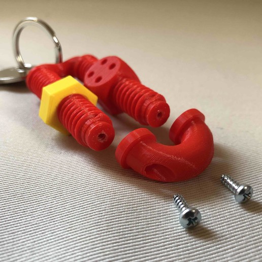 Download free STL file Key Chain - modifiable • 3D printing object ・ Cults