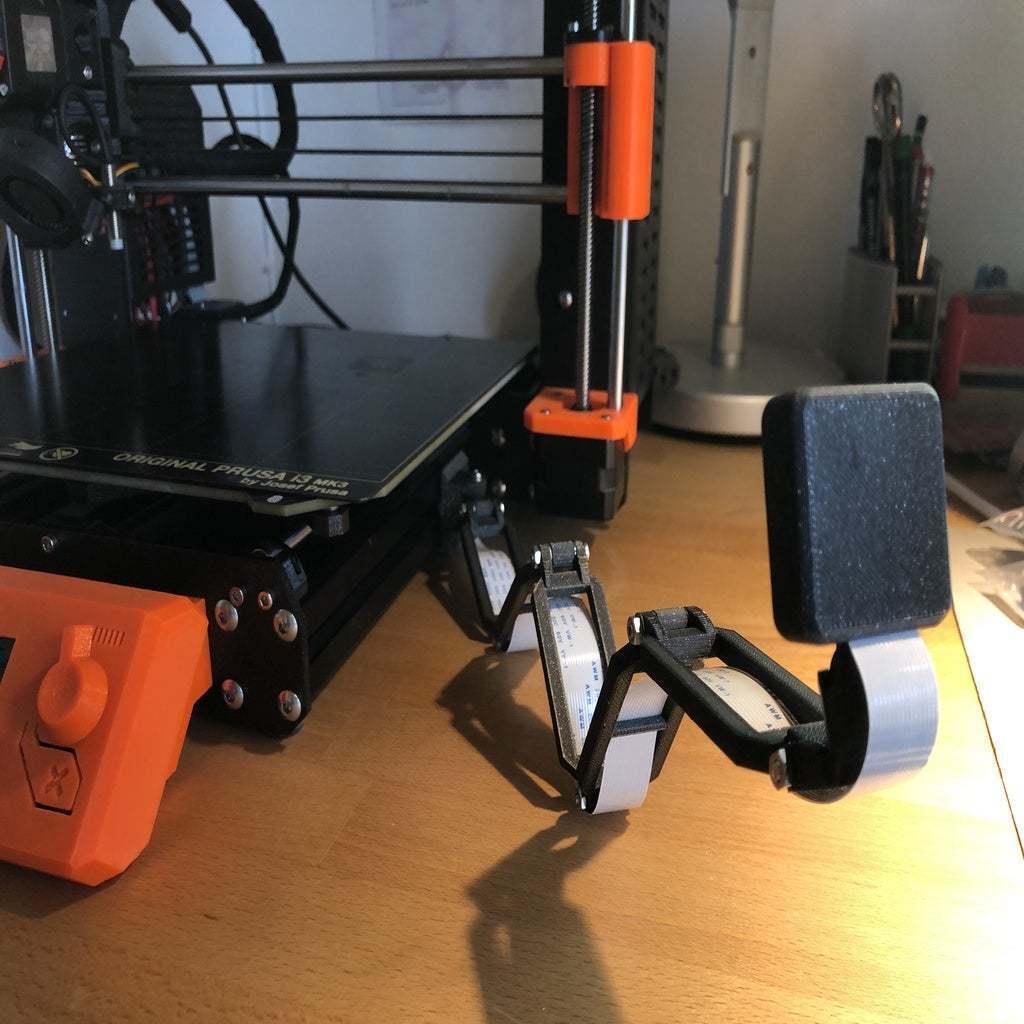 Free STL file Prusa MK3S Raspberry Pi Camera Mount - by Clip-Fastening ...