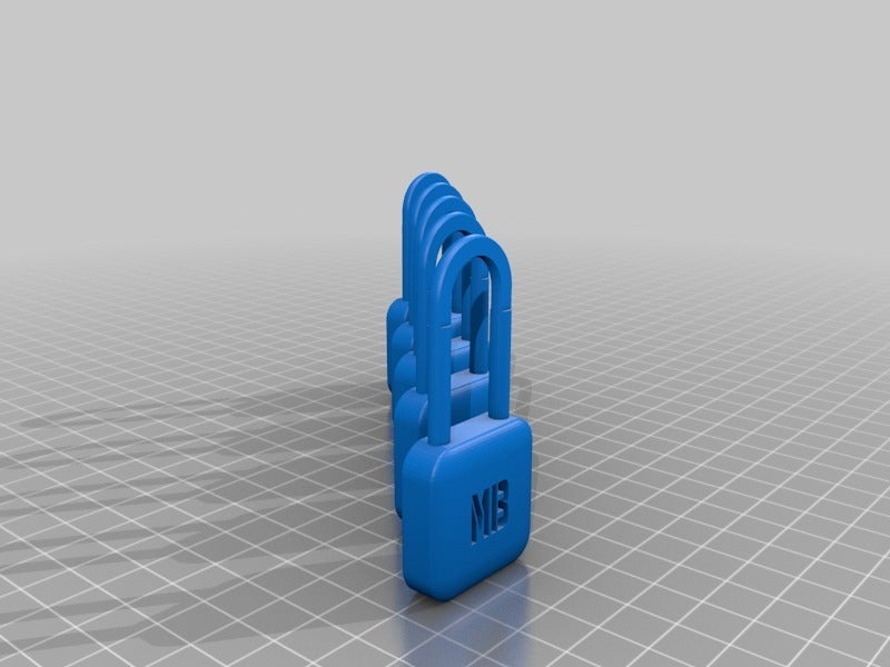 Free STL file KeyChain Padlock・3D printable model to download・Cults