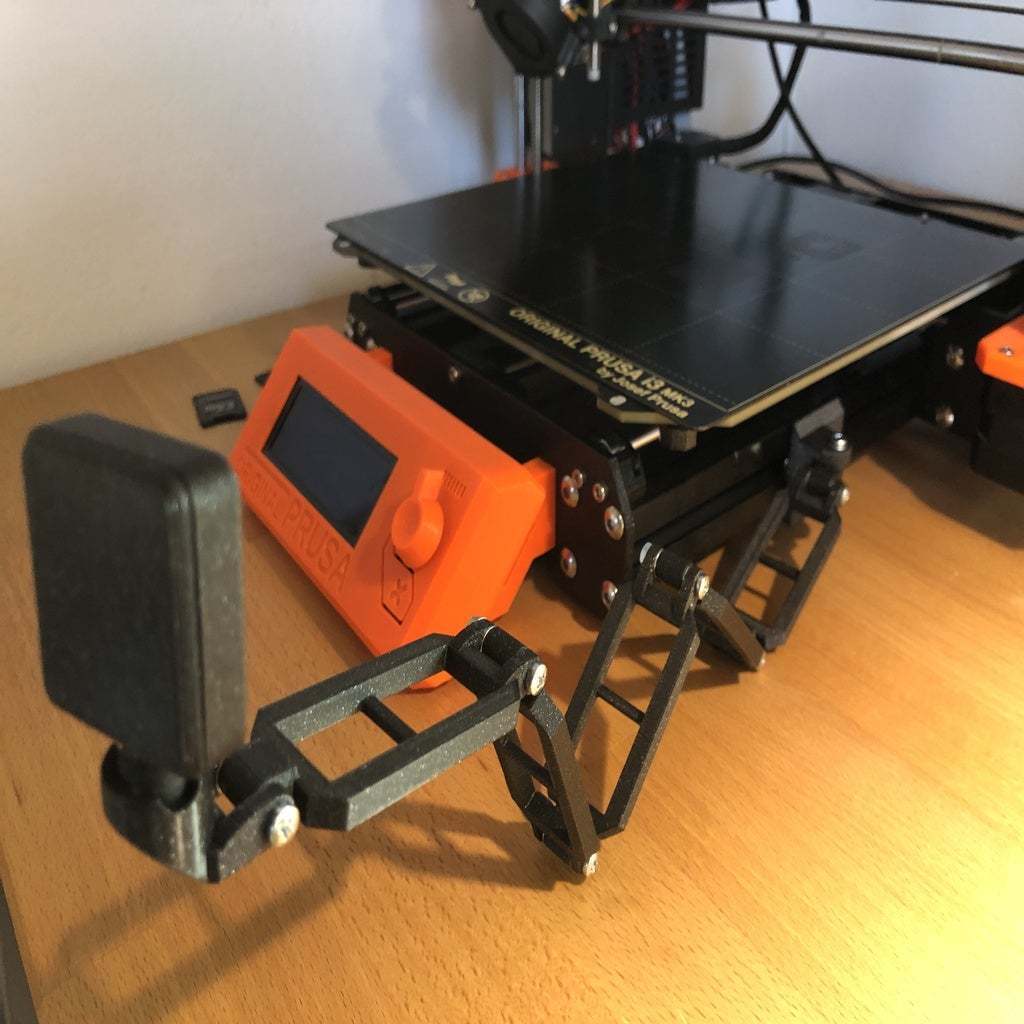 Free STL file Prusa MK3S Raspberry Pi Camera Mount - by Clip-Fastening ...
