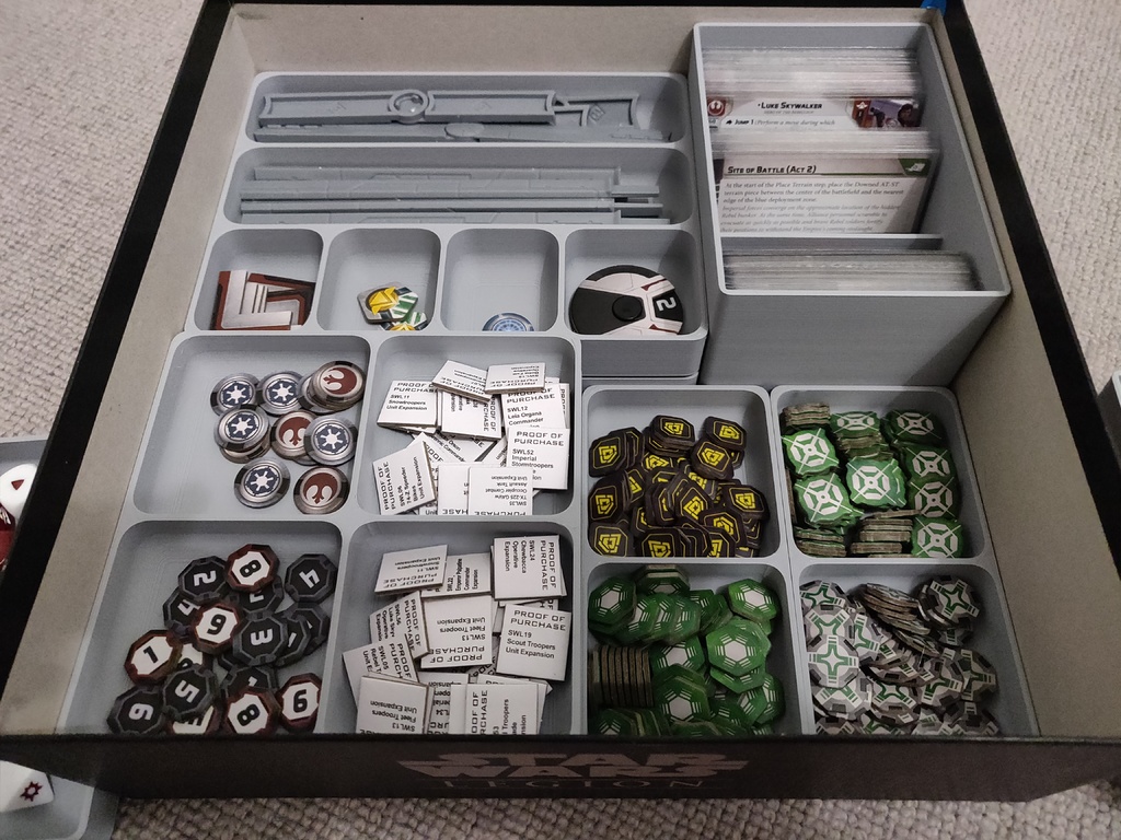 Free STL file Star Wars: Legion - Boardgame Insert ⭐・3D printable ...