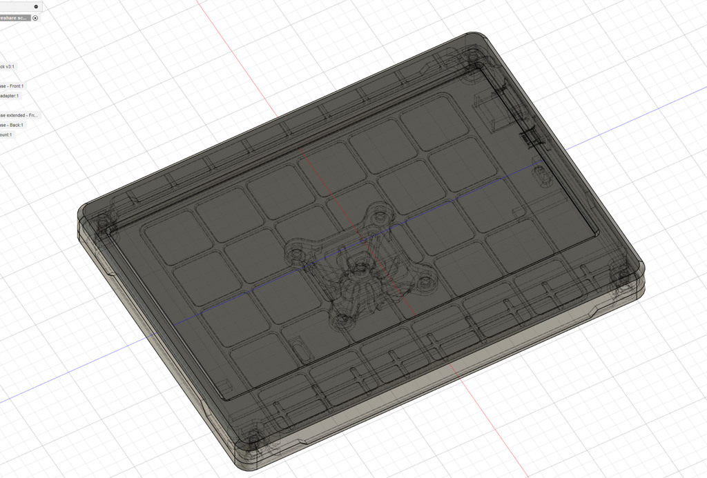 Free 3D file Case for Waveshare 7" IPS Capacitive Touchscreen LCD (1024 ...