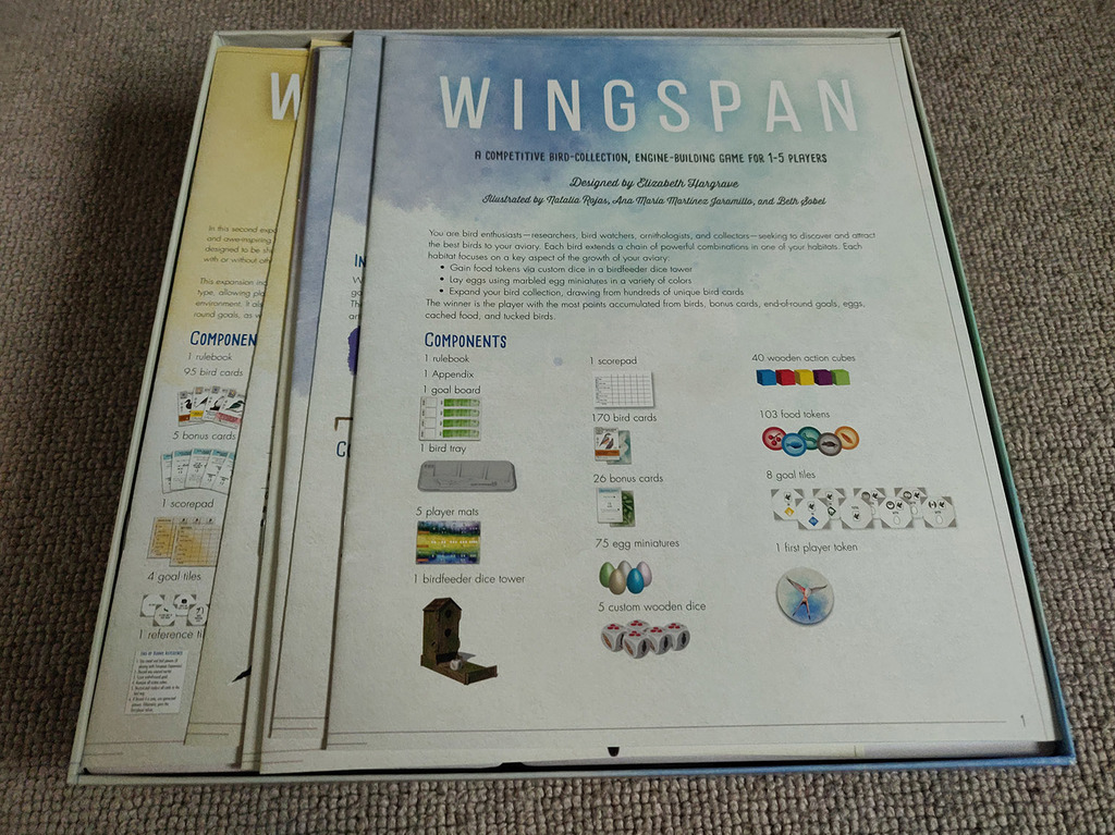 Free STL file Wingspan - Insert for all expansions into core box 📦 ...