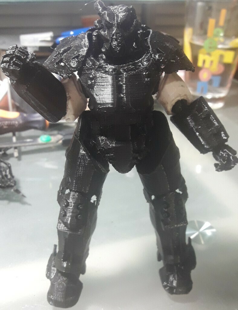 Free 3D file Fallout Power Armor X01 Action figure (Fixed) 🧸・3D print object to download・Cults