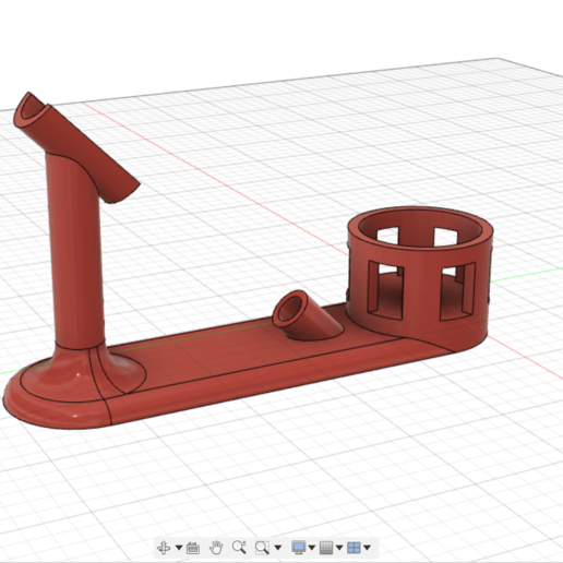 Download STL file Citadel paint pot and brush holder • 3D printer ...