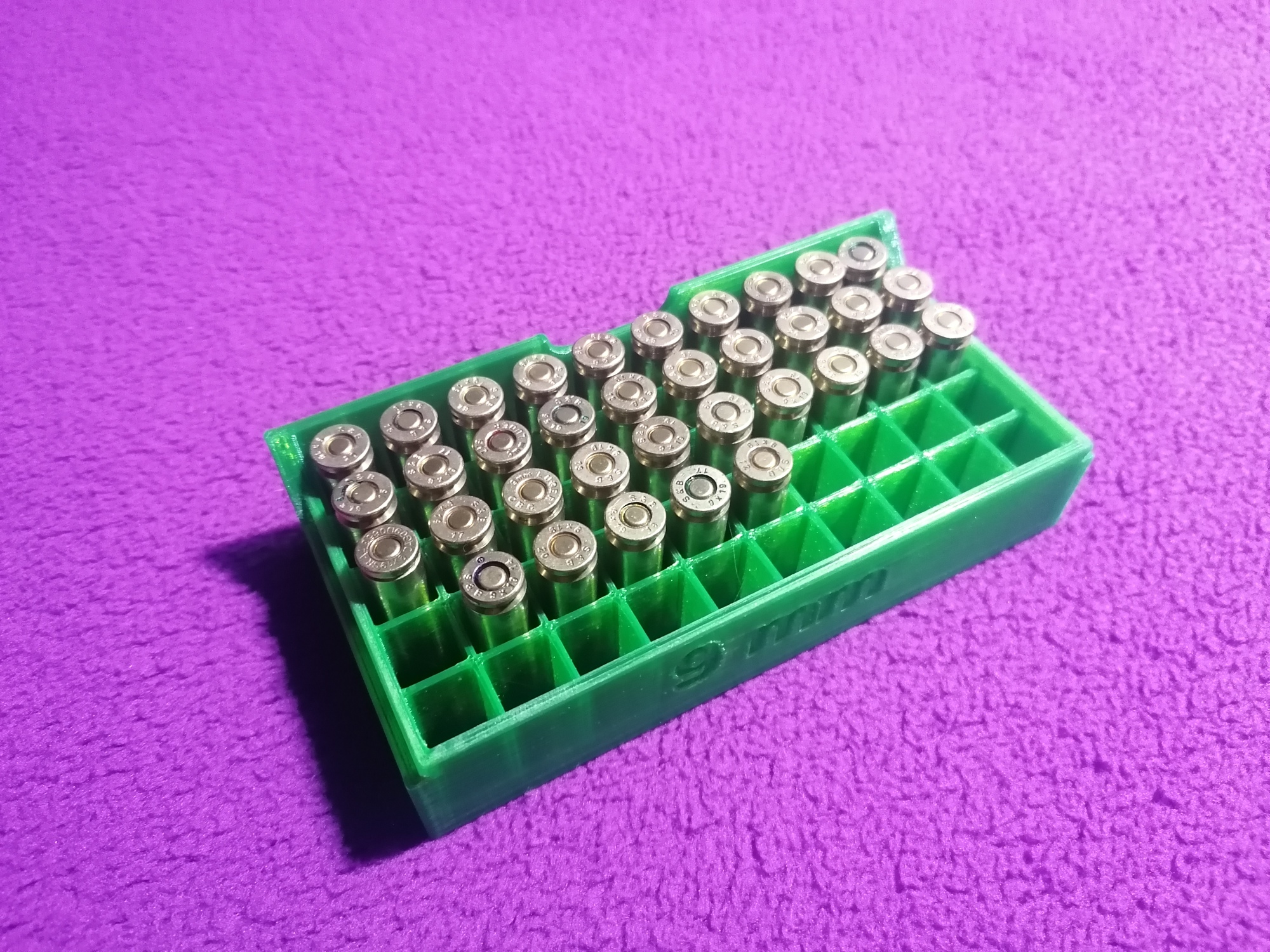 STL file Ammo box for 50 pcs of 9mm rounds・3D print design to download ...