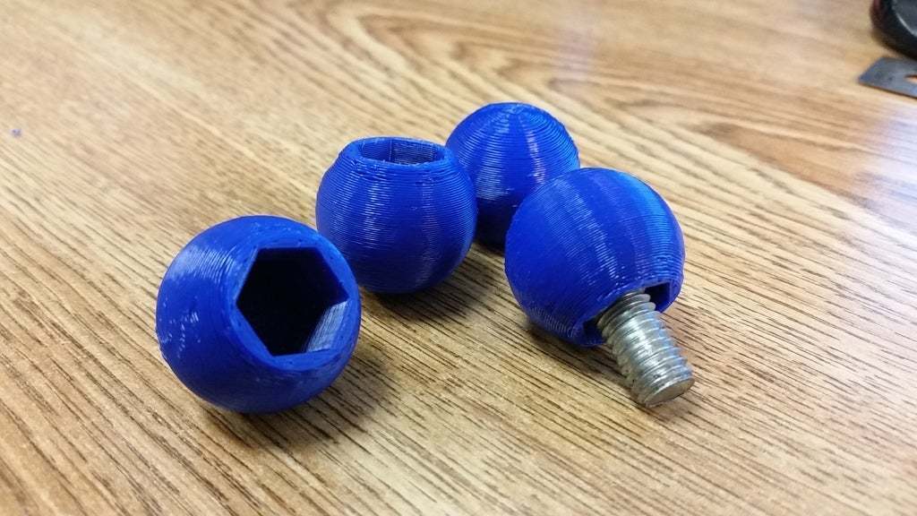 Free STL file Round Bolt Cap 🔩・Design to download and 3D print・Cults