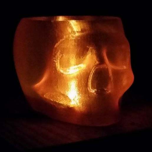Download free STL file Halloween Skull Container • 3D print design ・ Cults