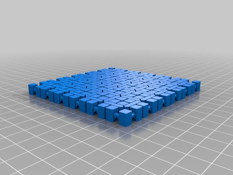Free STL file Placemat Chainmail Fabric 🏠・3D print design to download・Cults