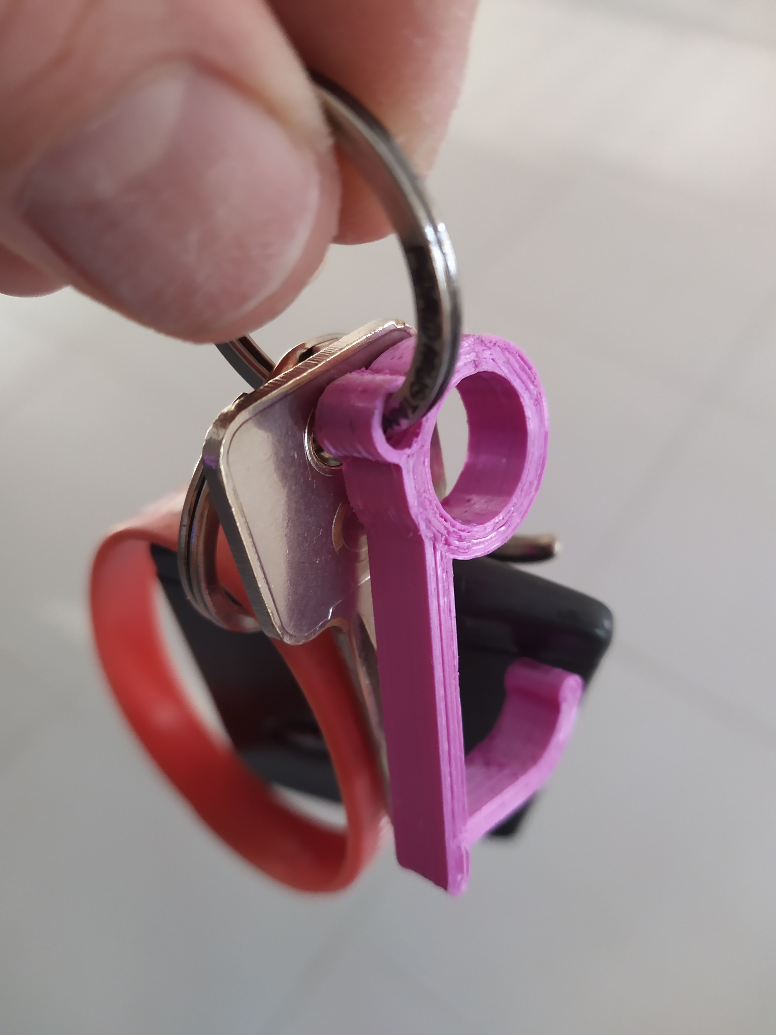 Download free STL file Gate Key Chain Covid-19 • 3D printable template ...