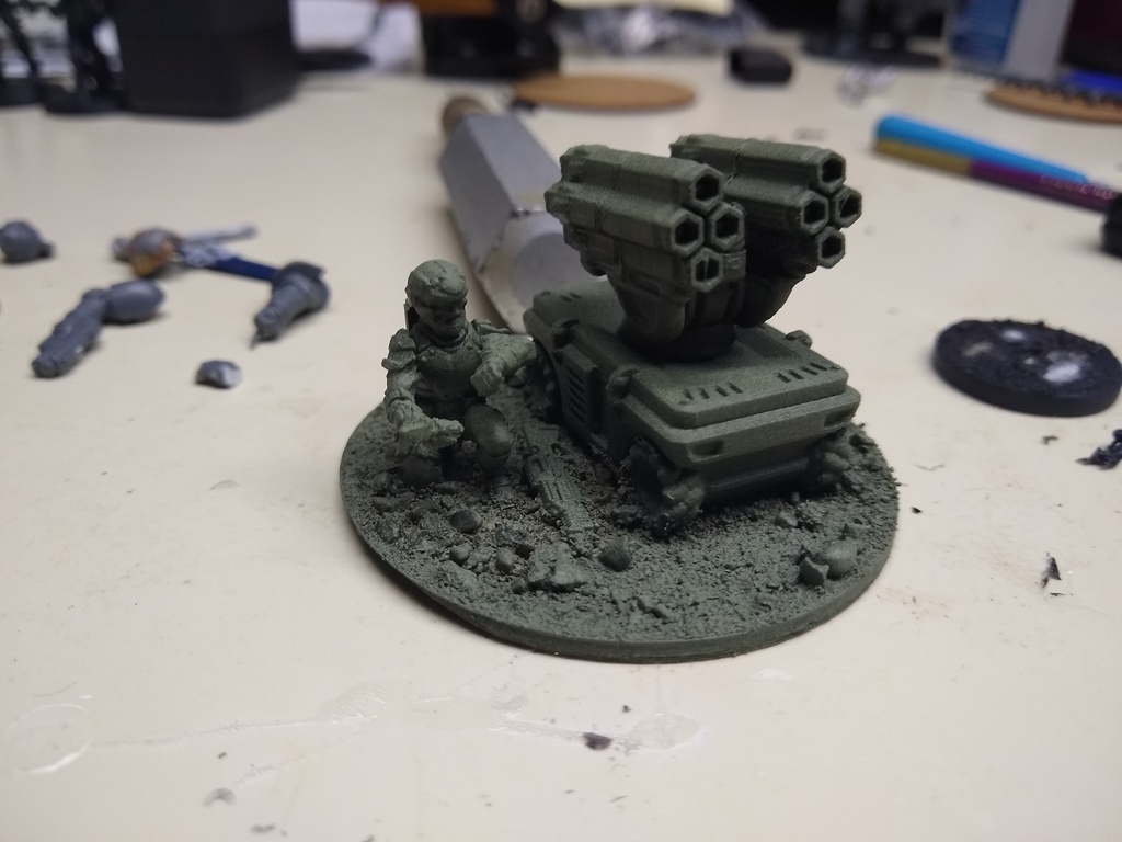 Free 3D file 60mm Base for Toposolitario Missile Sentry 🎲・3D printer ...