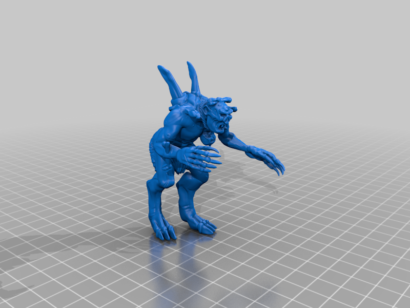 Free STL file Fleshtearer Horror - Sample・3D printer design to download ...