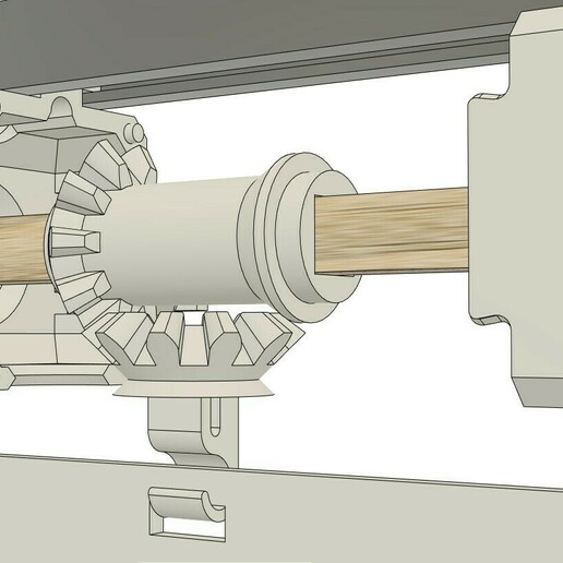 Download free STL file DIY vertical blind mechanism • Template to 3D ...