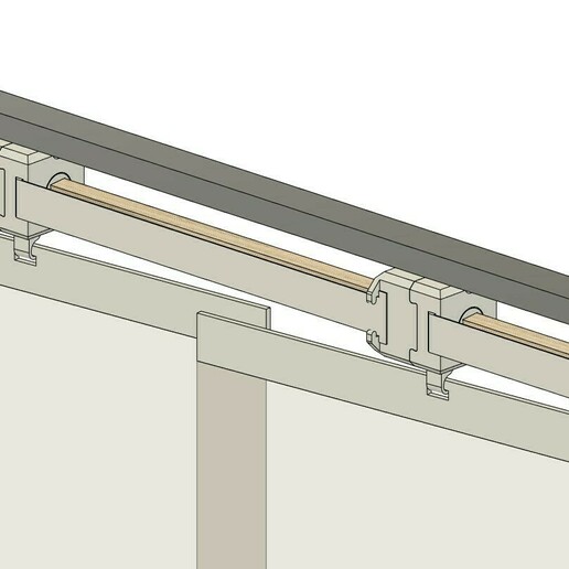 Download free STL file DIY vertical blind mechanism • Template to 3D ...