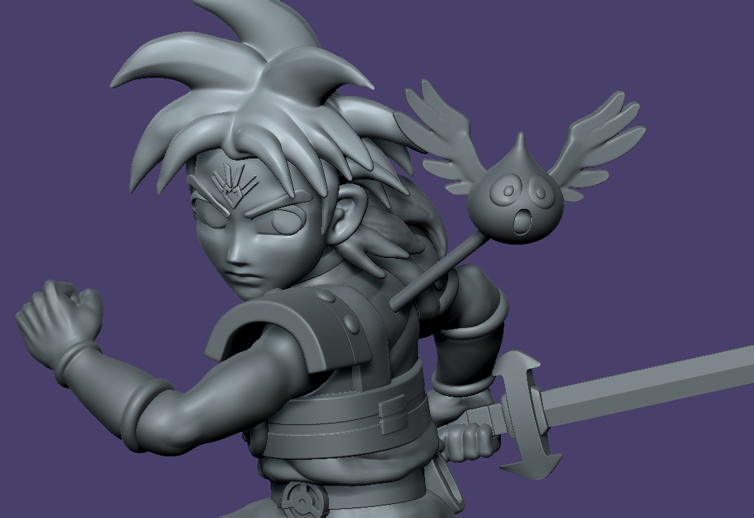 Archivo STL Dai Dragon Quest Figura imprimible en 3D・Diseño imprimible ...