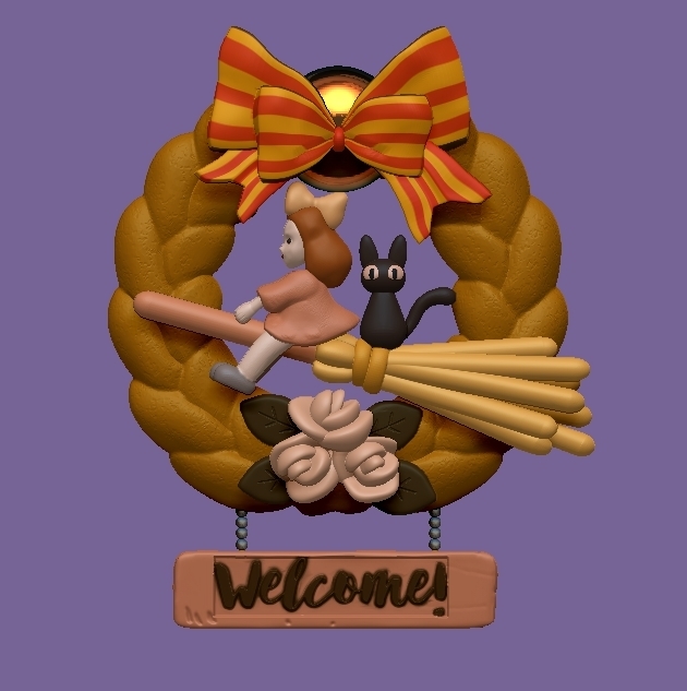 3D file Kiki Delivery Service Gift Entrance・3D print object to download ...