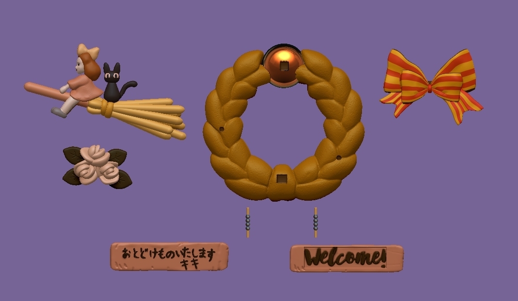 3D file Kiki Delivery Service Gift Entrance・3D print object to download ...