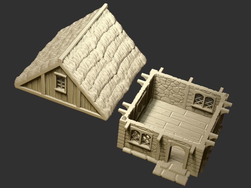 Free 3D file FERISIA Small farmer's House 🤏・3D printer model to ...