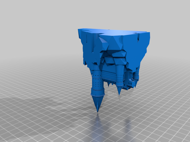 Free 3D file polygon reduction of hogwarts, complete・3D printable ...