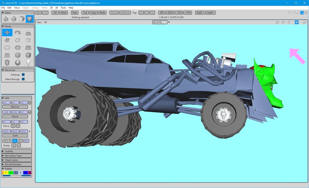 Free 3D file gigahorse mad max maximum overdrive interpretation kitbash ...