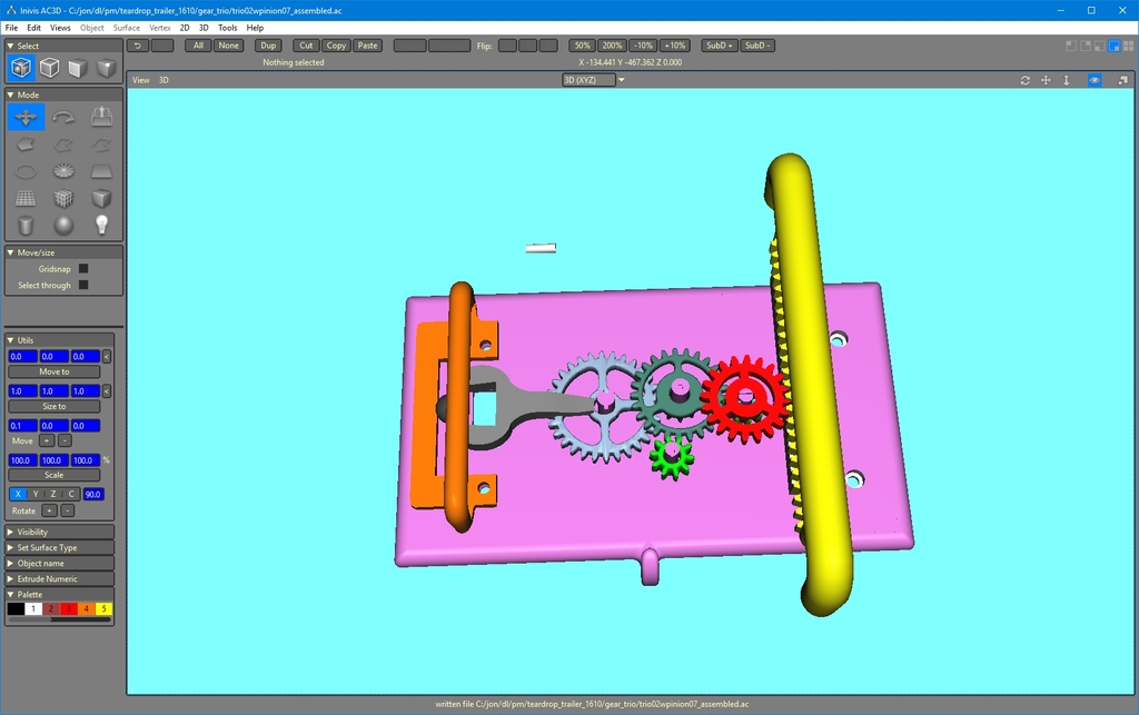 Archivo 3D gratuito interruptor de luz de piñón y cremallera steampunk ...