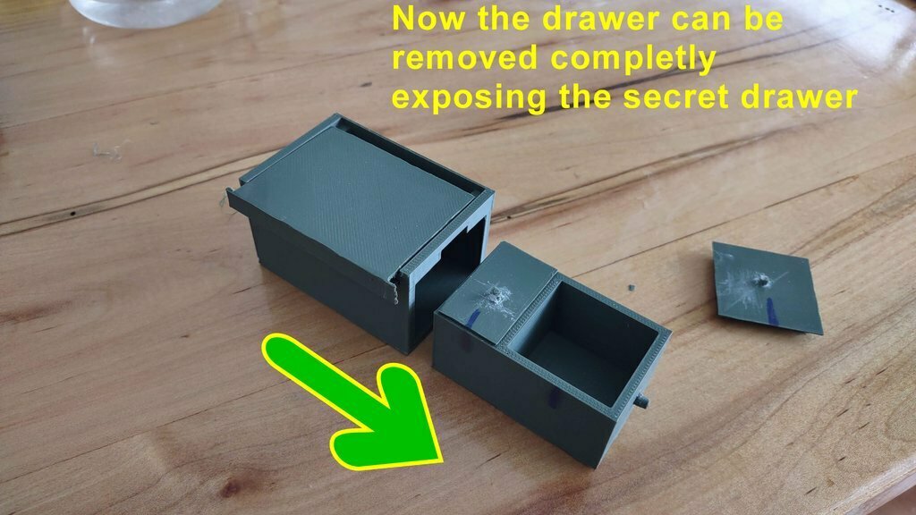 Free 3D file secret keeper hidden drawer 1.1 🙈・3D printable design to ...