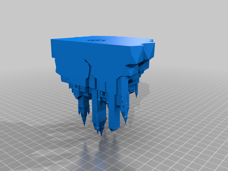 Free 3D file polygon reduction of hogwarts, complete・3D printable ...