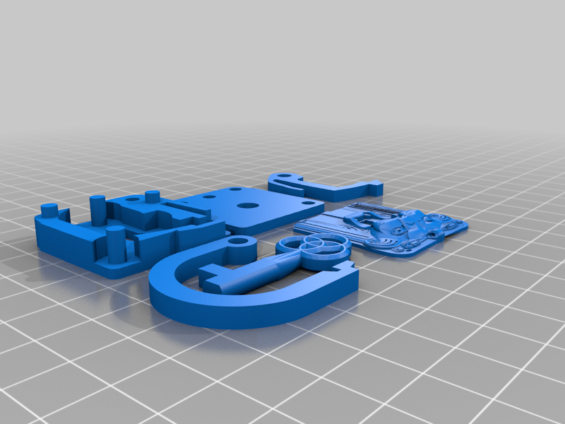 Free 3D file lion head micro lock・Model to download and 3D print・Cults