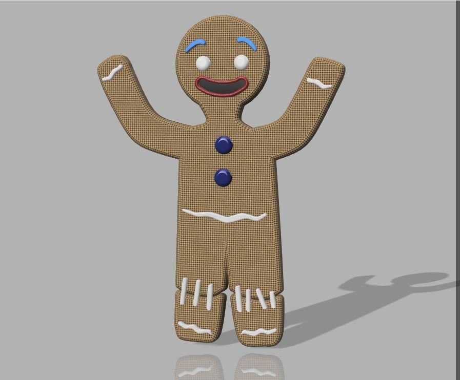 Descargar archivo STL gratis Jengi Hombre de Jengibre (Ginger) • Diseño ...