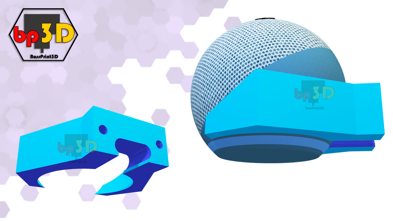 Archivo STL Soporte Hexagonal para Echo Dot 4・Diseño imprimible en 3D ...