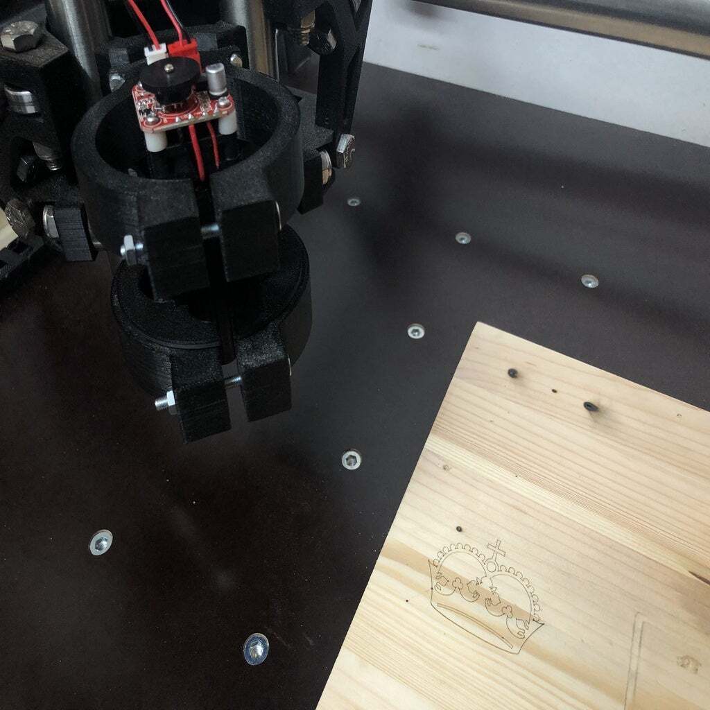 Free STL file Laser Adapter 33mm for Maktia/Katsu (65mm) MPCNC 👽・3D ...