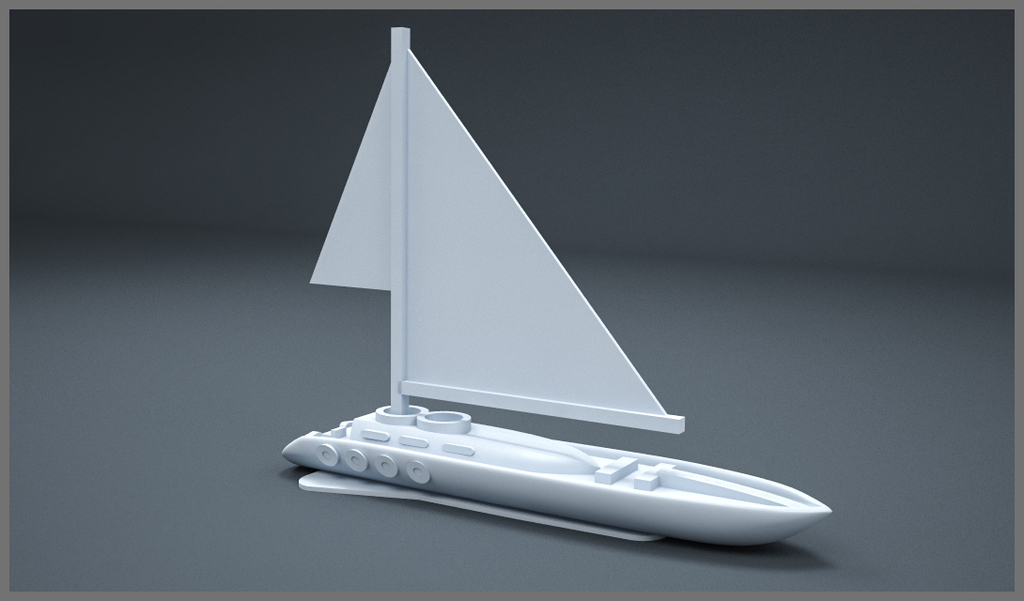 Free 3D file architectural model - yacht and boat・3D print object to ...